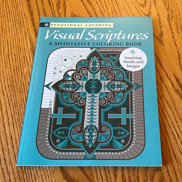 MMR | Art | Nwt Devotional Adult Coloring Visual Scriptures Book | Poshmark